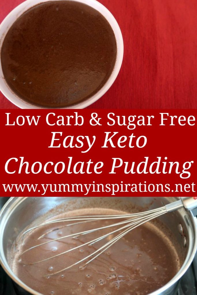 Low Carb Chocolate Pudding Recipe - Easy Sugar Free Keto Desserts